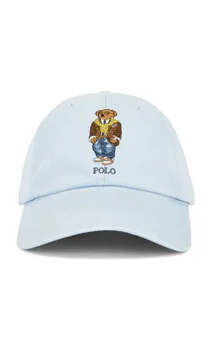 Polo Ralph Lauren Cotton Twill Novelty Bear Sport Cap - Southport Blue