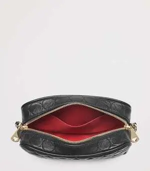 ASPINAL OF LONDON Leather Alice Cross-body Bag - Black