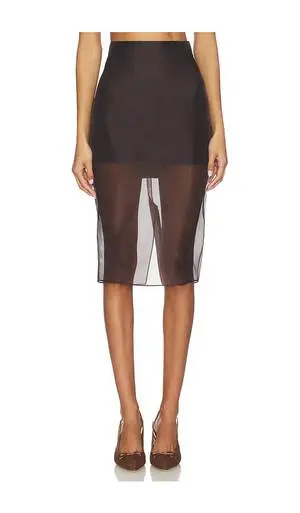 SEROYA Elda Skirt - Brown
