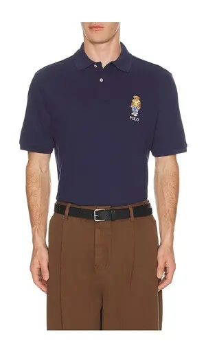 Polo Ralph Lauren Short Sleeve Basic Mesh Novelty Bear Polo In . Also