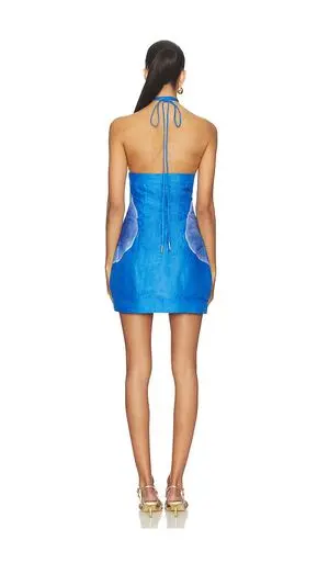 AMUR Everlee Mini Dress - Blue