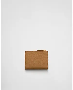 Prada Small Leather Wallet - Brown