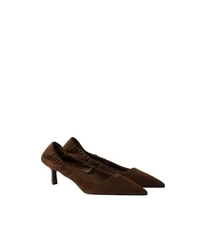 Prada Suede Pumps - Dark Brown