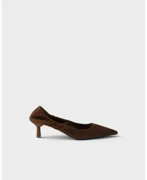 Prada Suede Pumps - Dark Brown