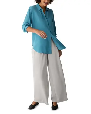 Eileen Fisher Silk Georgette Shirt
