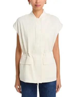 Fabiana Filippi Mixed Media Jacket - Burro