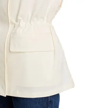 Fabiana Filippi Mixed Media Jacket - Burro