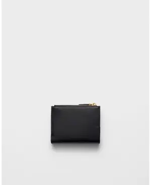 Prada Small Leather Wallet - Black