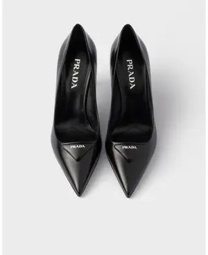 Prada Brushed Leather Pumps