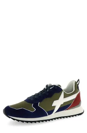 W6YZ Jet-m Lace-up Sneakers - Navy Beige