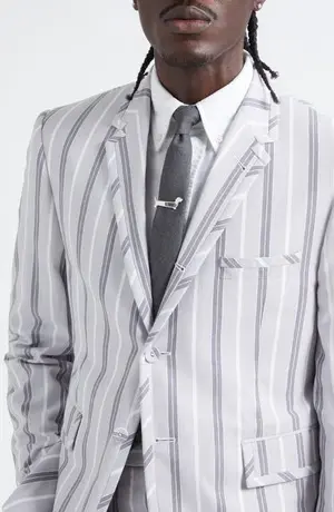 Thom Browne Limousine Hector Tie Clip - Silver