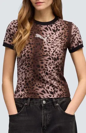 Puma Straight Hem T-shirts For Women