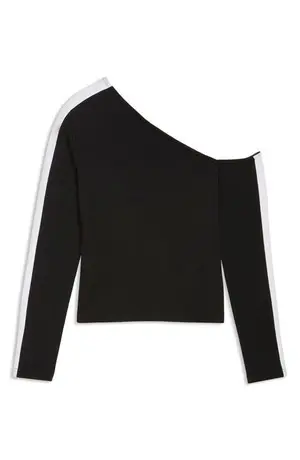 PUMA T7 Off The Shoulder Long Sleeve Top