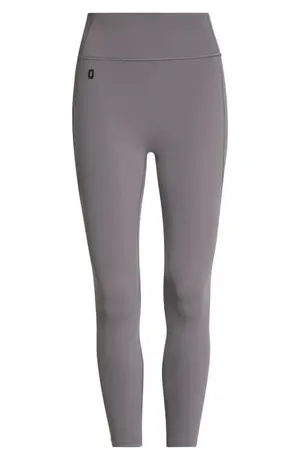 On High Waist 7/8 Studio Tights - Ember