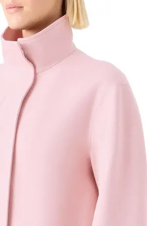 Akris Boxy Wool Crop Jacket
