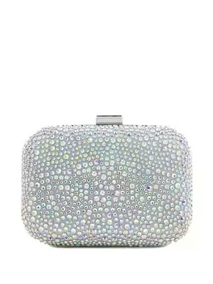 GEMY MAALOUF Crystal-embellished Clutch - Silver