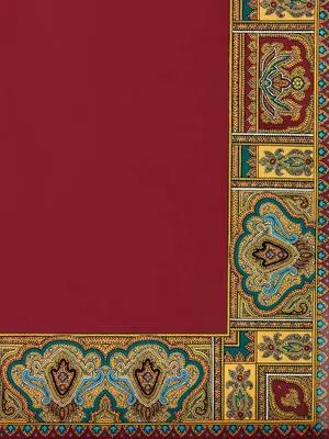 Etro Paisley Acrylic Glass Tray - Red