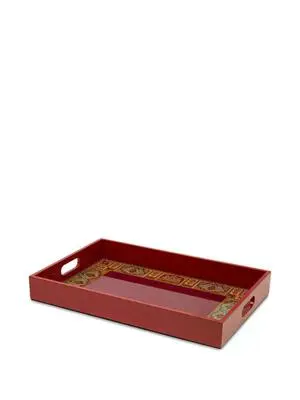 Etro Paisley Acrylic Glass Tray - Red