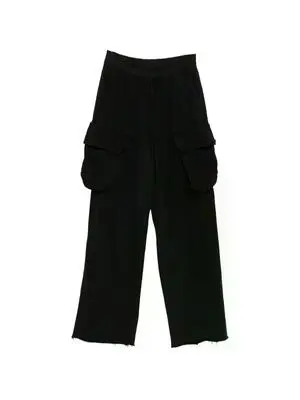 JULIUS Wide-leg Trousers - Black