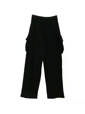 JULIUS Wide-leg Trousers - Black