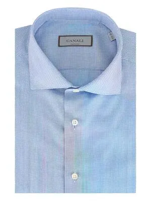 Canali Pattern Shirts For Men