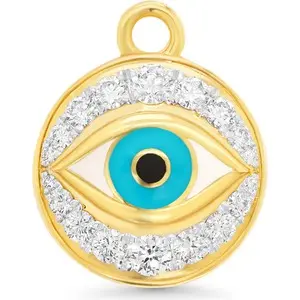 Sara Weinstock Diamond Evil Eye Charm - Yellow Gold