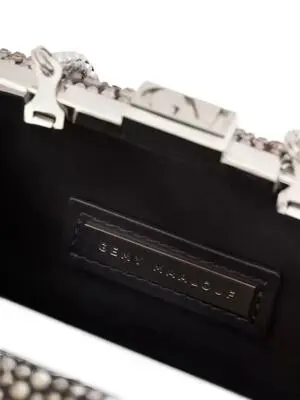 GEMY MAALOUF Crystal-embellished Clutch - Grey