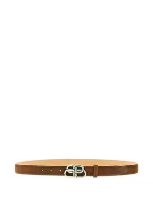 Balenciaga Bb Thin Belt - Brown