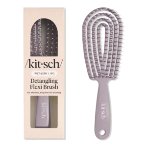 KITSCH Detangling Flexi Brush - Soft Violet