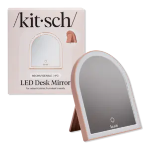 KITSCH Led Desk Mirror - Terracotta