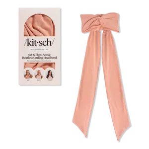 KITSCH Active Heatless Curling Headband - Terracotta