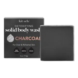 KITSCH Detoxifying Charcoal Body Wash Bar Sage & Mint - One-color