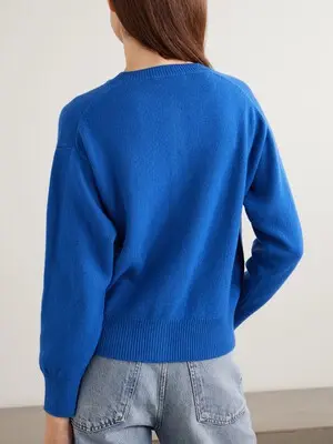 &daughter Wool Crewneck Cardigan