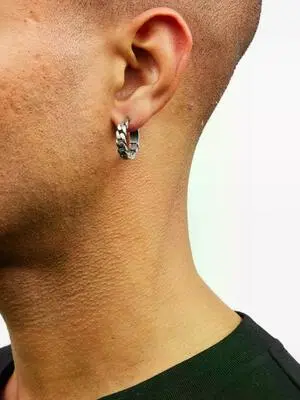 MAISON MARGIELA Chain-link Hoop Earrings