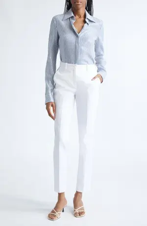 Michael Kors Samantha Stretch Cotton Pants