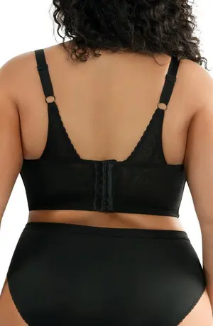 Parfait Mia Wire-free Padded Mesh Bralette - Black