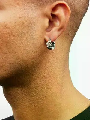 MAISON MARGIELA Chain Twisted Earrings