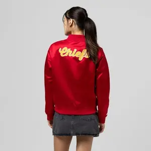 Mitchell & Ness Kansas City Chiefs Full-snap Satin Jacket