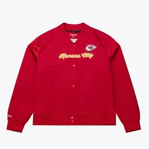 Mitchell & Ness Kansas City Chiefs Full-snap Satin Jacket