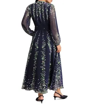 HOBBS LONDON Ros Silk Maxi Dress