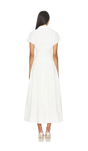 Simkhai Farlow Midi Dress - White
