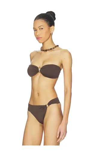 AWAY THAT DAY Formentera Bikini Top - Espresso