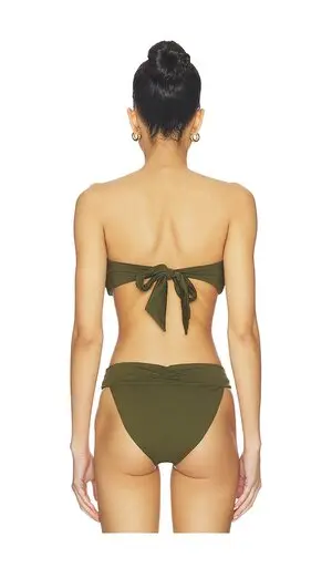 AWAY THAT DAY Formentera Bikini Top - Juniper Green