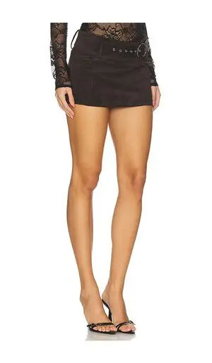 OW Zelda Belted Mini Skirt