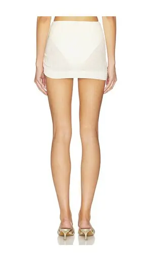 Magda Butrym Mini Skirt With Flower Detailing