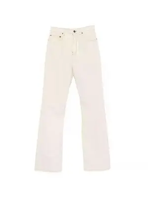 Burberry Equestrian-knight Straight-leg Jeans - Neutrals