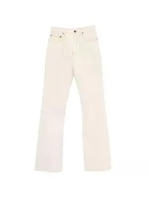 Burberry Equestrian-knight Straight-leg Jeans - Neutrals