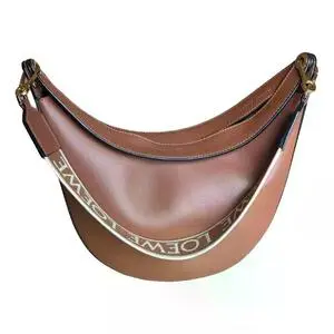 Loewe Luna Leather Hobo Bag - Brown