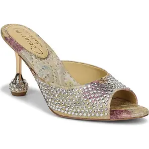 CIRCUS NY BY SAM EDELMAN Gisella Embellished Sandals - Gold Leaf Multi