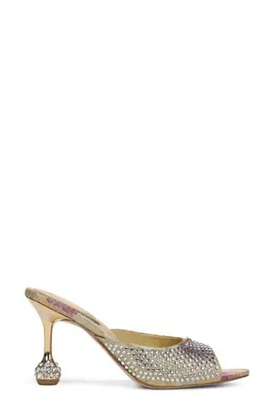 CIRCUS NY BY SAM EDELMAN Gisella Embellished Sandals - Gold Leaf Multi